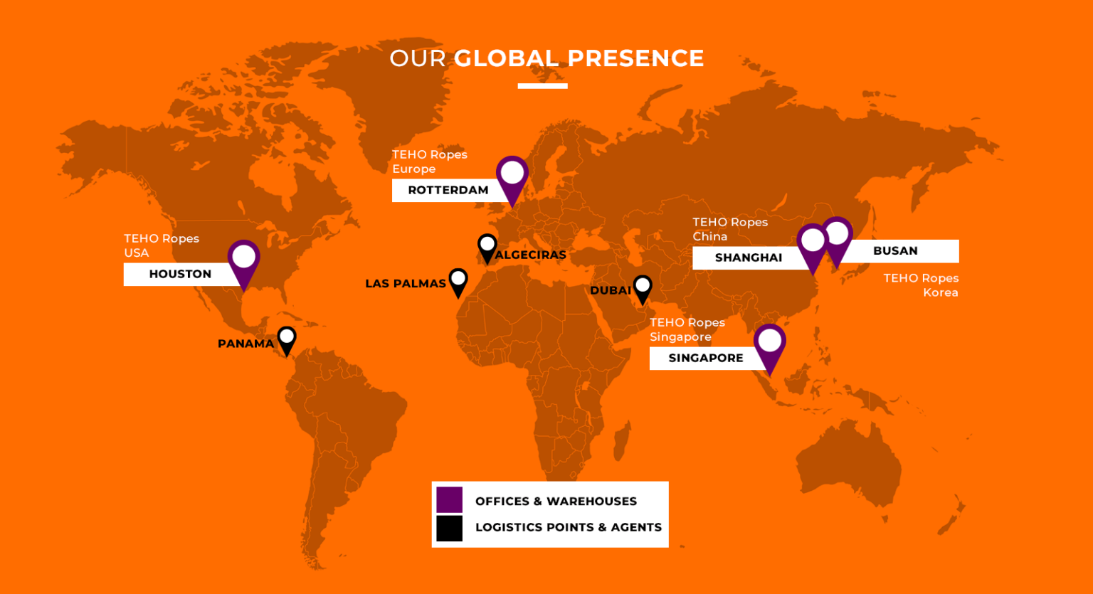 TEHO Ropes Europe | Specialist in Ropes